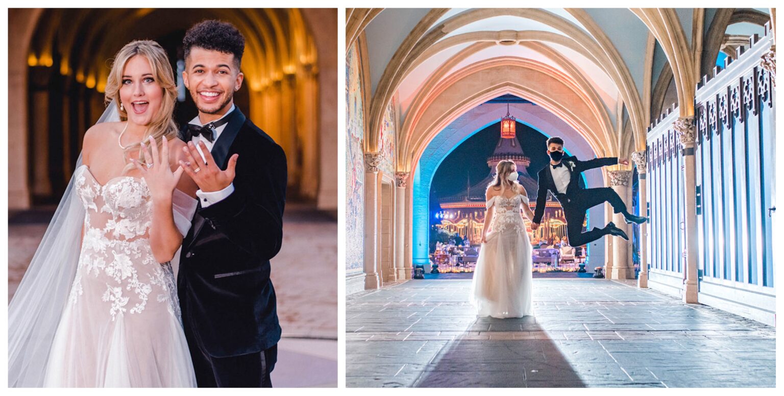 Actor and Singer Jordan Fisher Marries Childhood Sweetheart in Walt ...