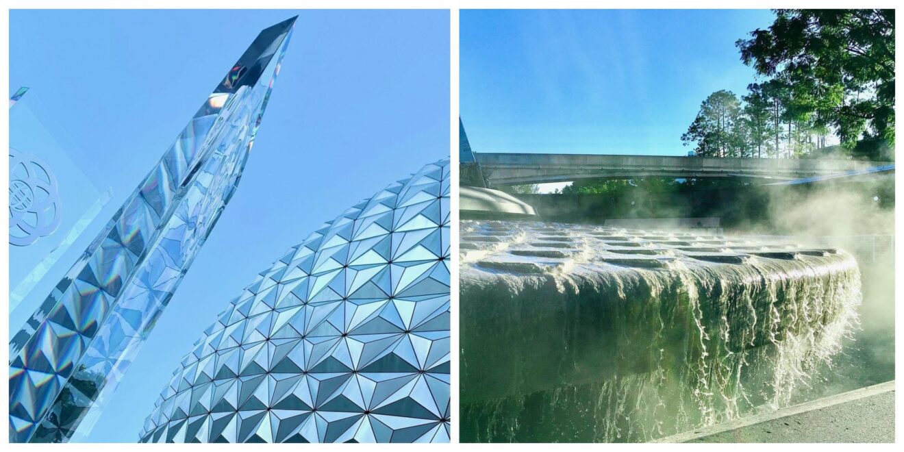 Get a closer look at the New Epcot Fountain | Chip and Company