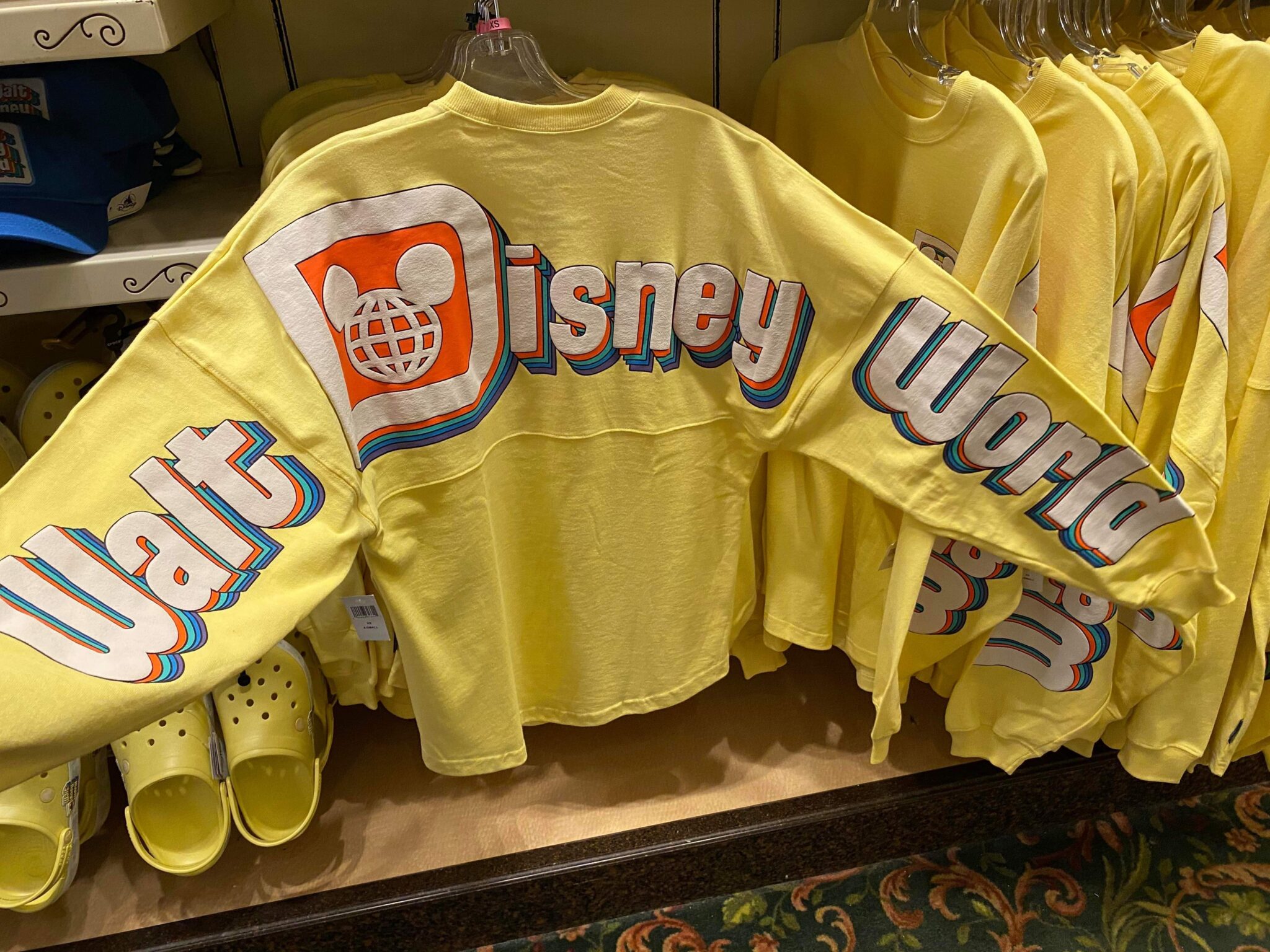 Pineapple Yellow Crocs & Spirit Jersey Spotted at Disney World | Chip ...