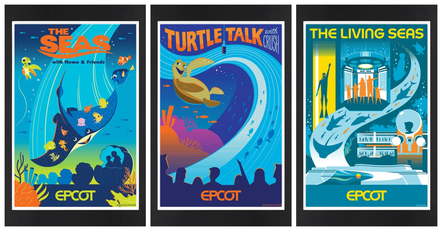 New Screen Print Posters & Lithographs Inspired by EPCOT Coming Soon ...