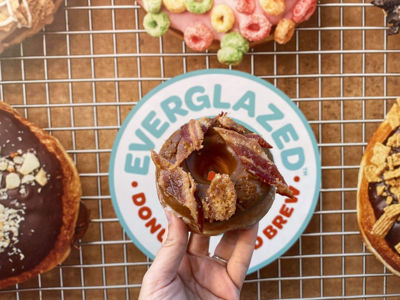 Review & Look inside the New Everglazed Donuts in Disney Springs | Chip ...