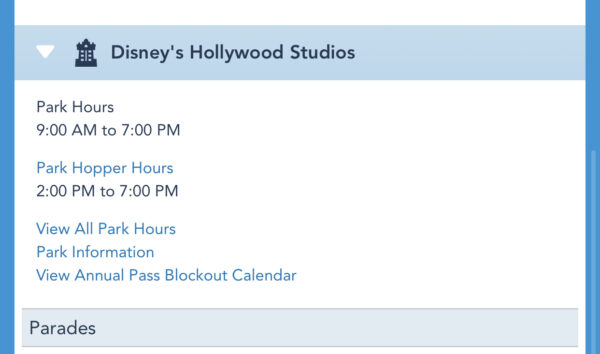 Disney World Park Hours now available through June 12th | Chip and Company