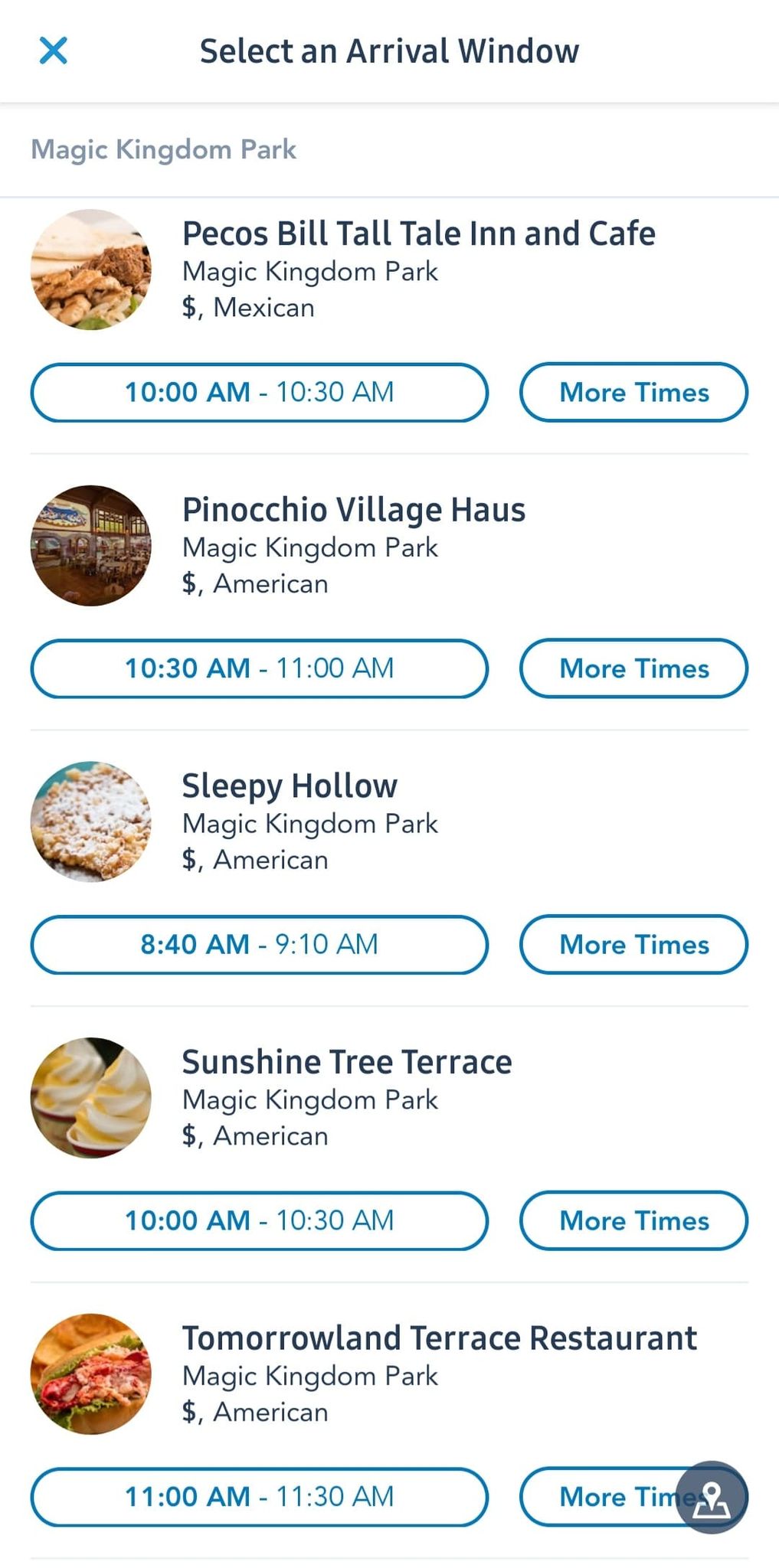 More Magic Kingdom quick service locations being added to Mobile Order ...