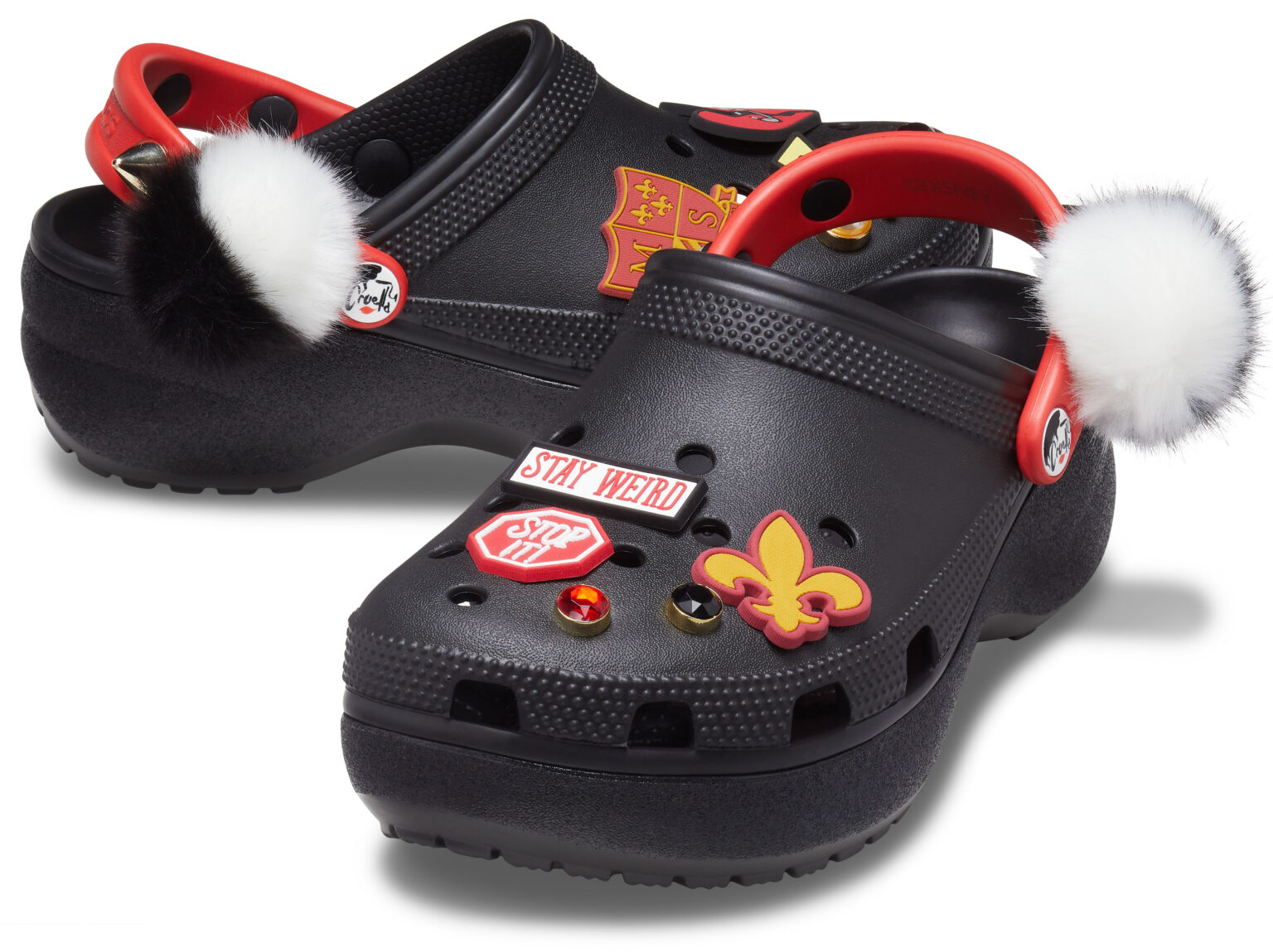 Cruella Crocs Are Fierce And Comfortable Fashion | Chip and Company