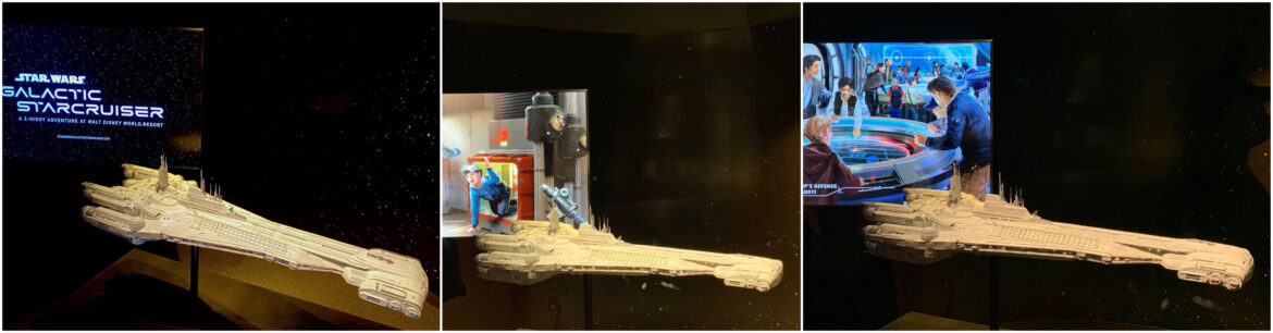 Star Wars: Galactic Starcruiser Halcyon ship on display in Hollywood ...