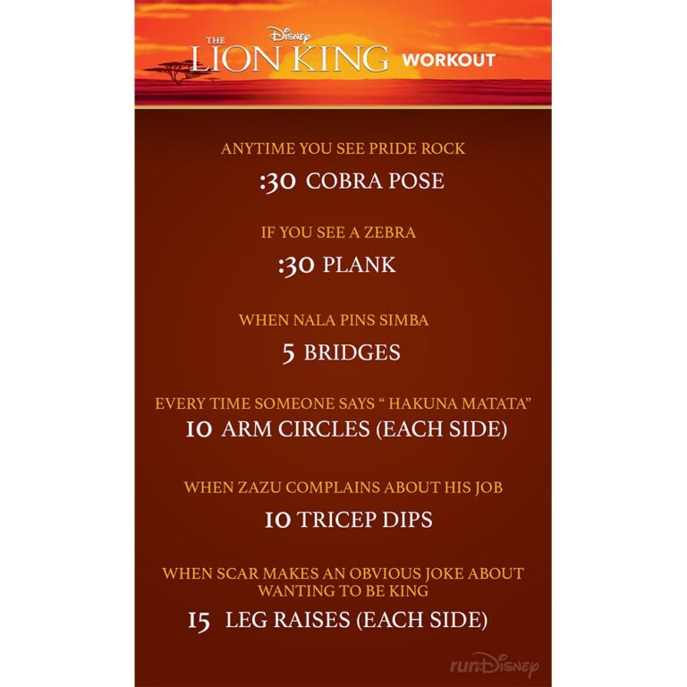Be Prepared For The New Lion King Workout! | Chip and Company