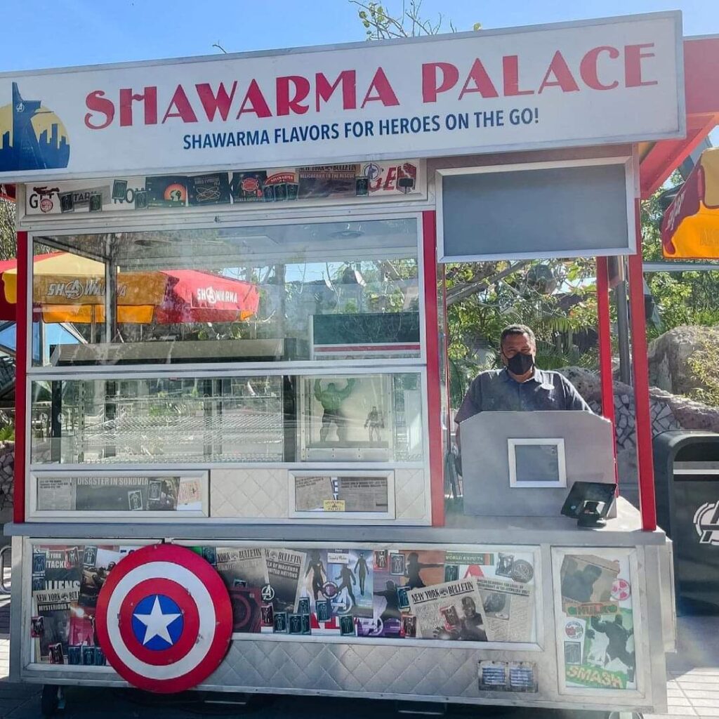 First Look At The Menu For The Shawarma Palace In Avengers Campus ...