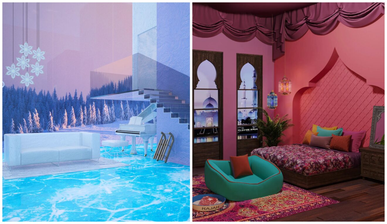 See How the Disney Princesses Would Decorate Their Homes in Modern ...