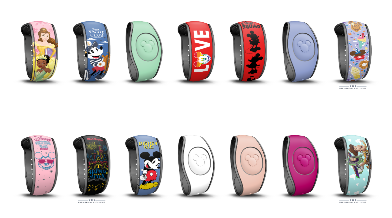 New Pre-Arrival Exclusive MagicBands on Disney World Website | Chip and ...
