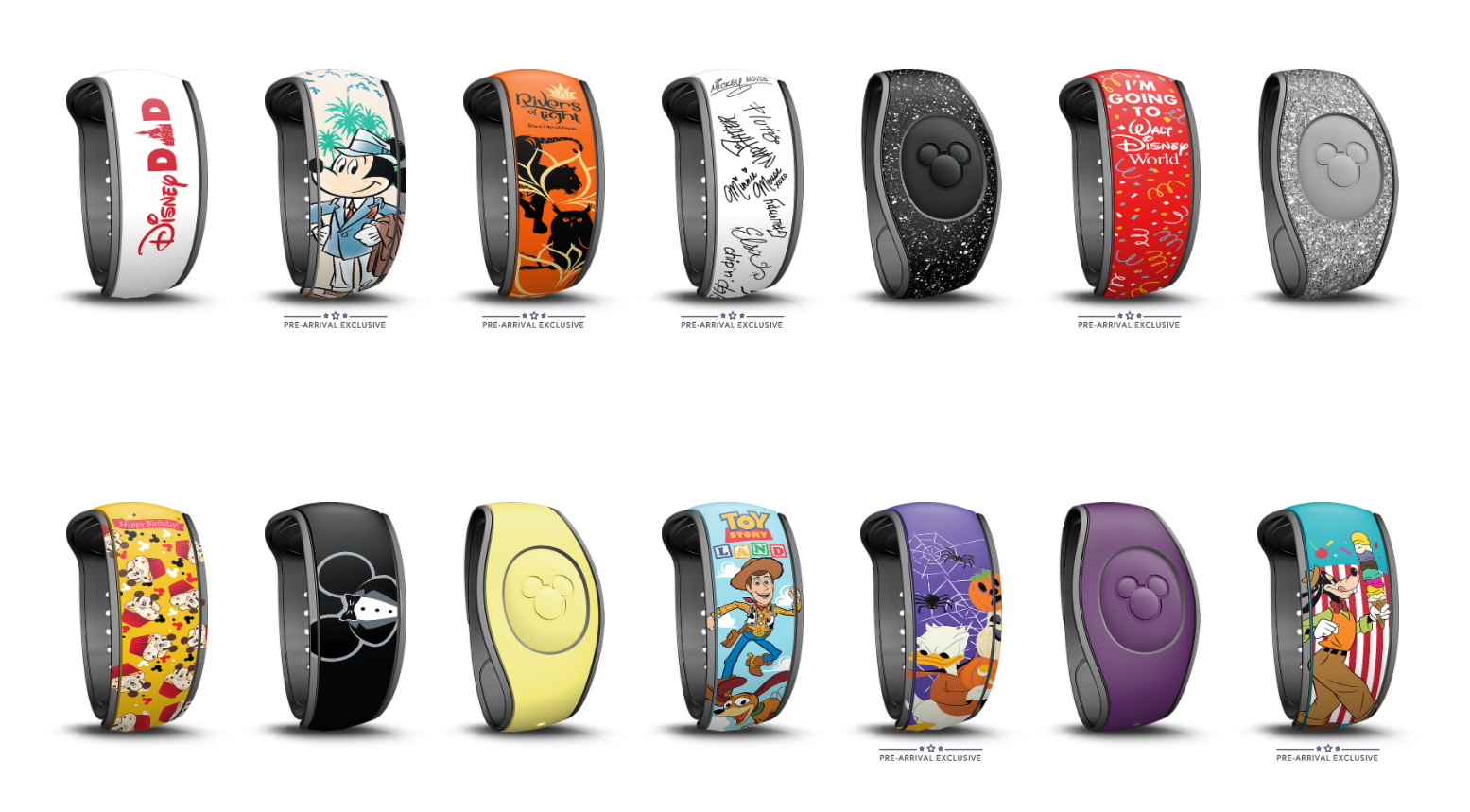 New Pre-Arrival Exclusive MagicBands on Disney World Website | Chip and ...
