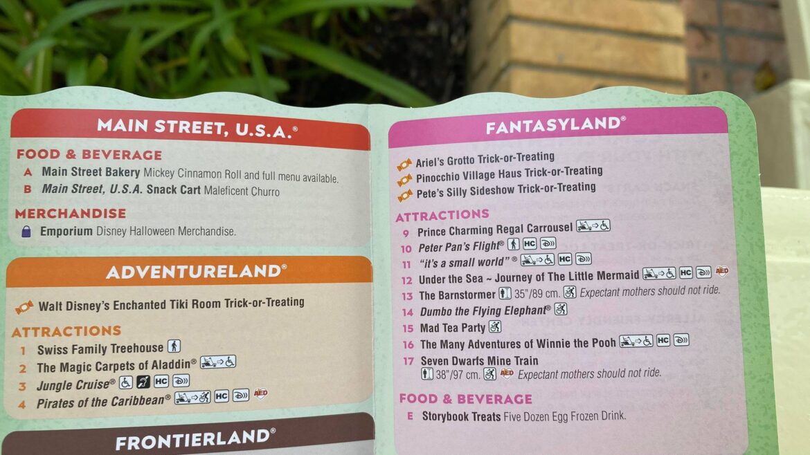 First Look: Disney After Hours Boo Bash Map revealed for 2021 | Chip ...