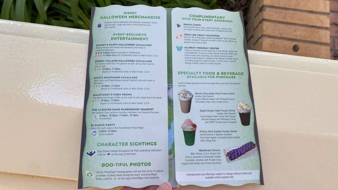 First Look: Disney After Hours Boo Bash Map revealed for 2021 | Chip ...