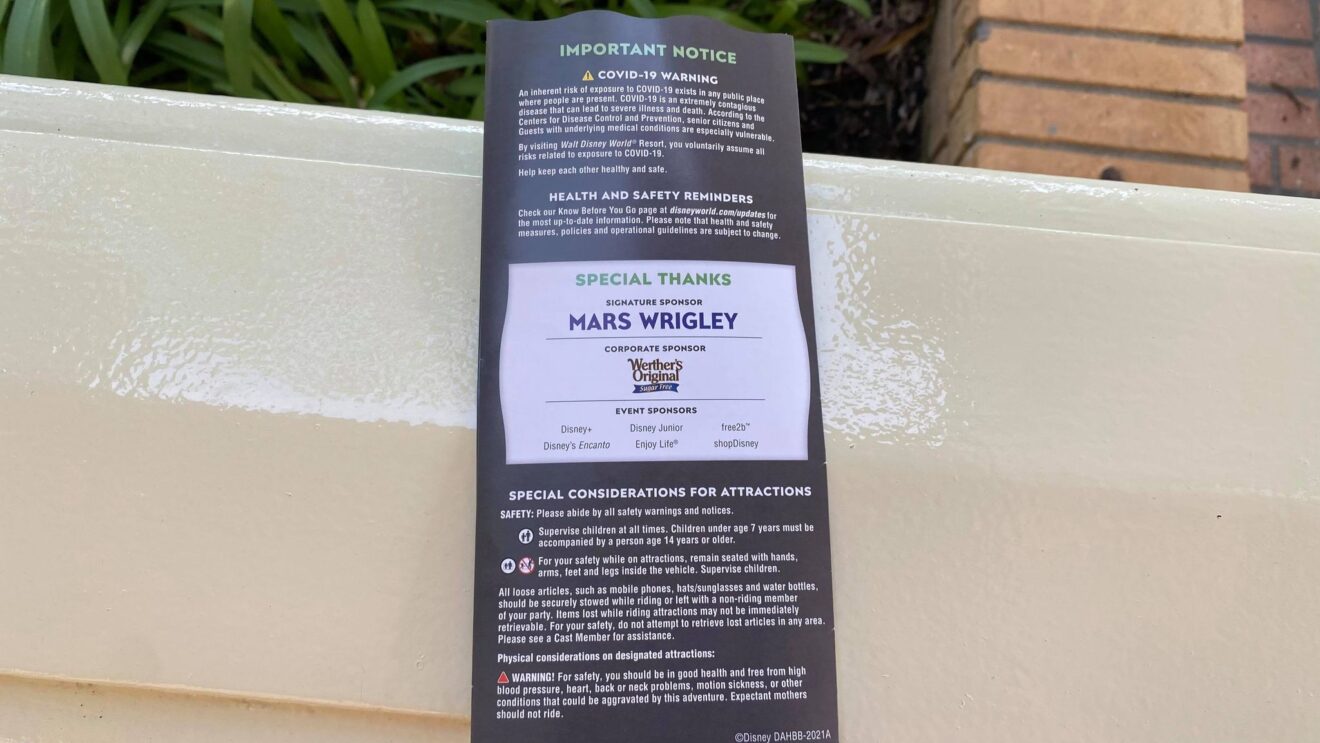 First Look: Disney After Hours Boo Bash Map revealed for 2021 | Chip ...