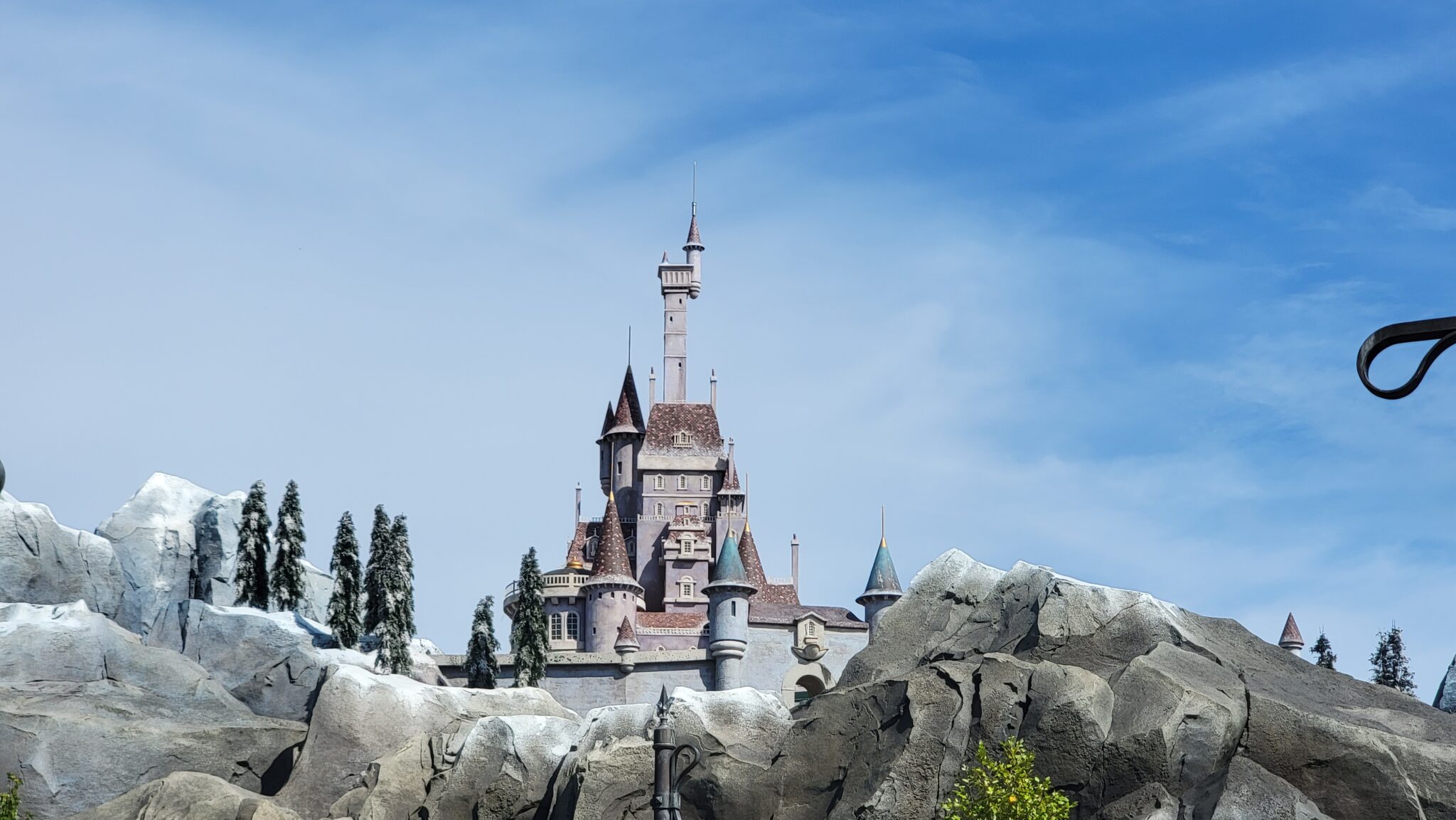 Scaffolding down on Beauty & the Beast Castle shows updated look | Chip ...