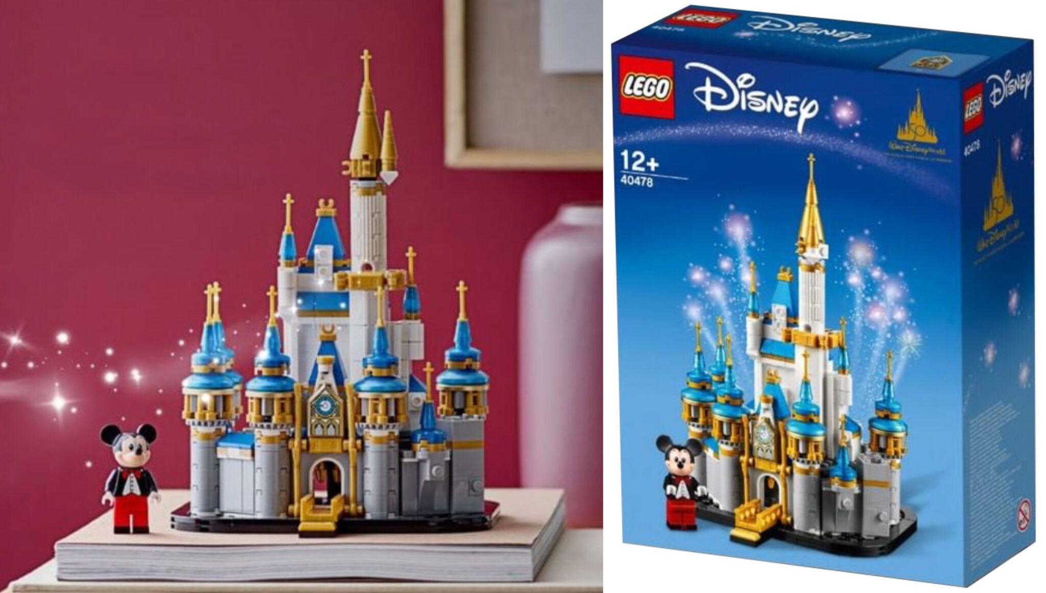 LEGO Announces New Cinderella Castle Mini LEGO Set for 50th Anniversary ...