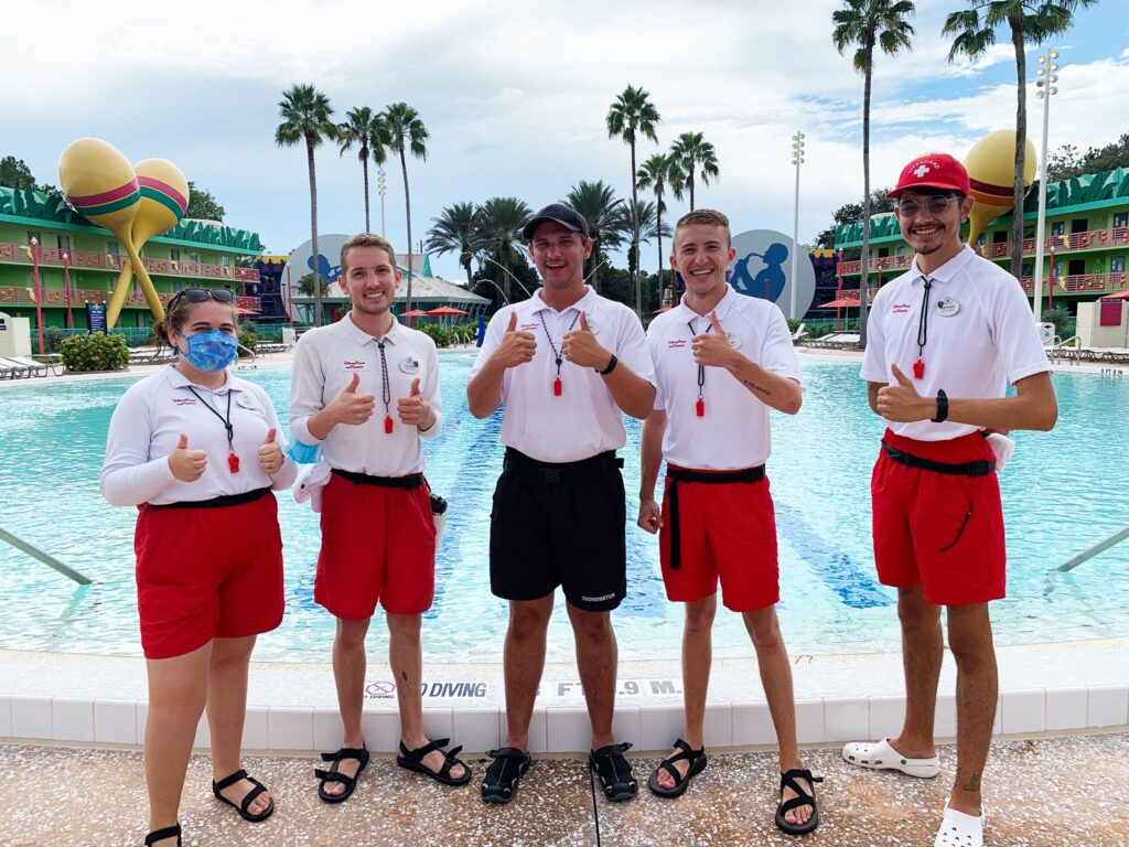 Disney Cast Members celebrate the reopening of All-Star Music Resort ...