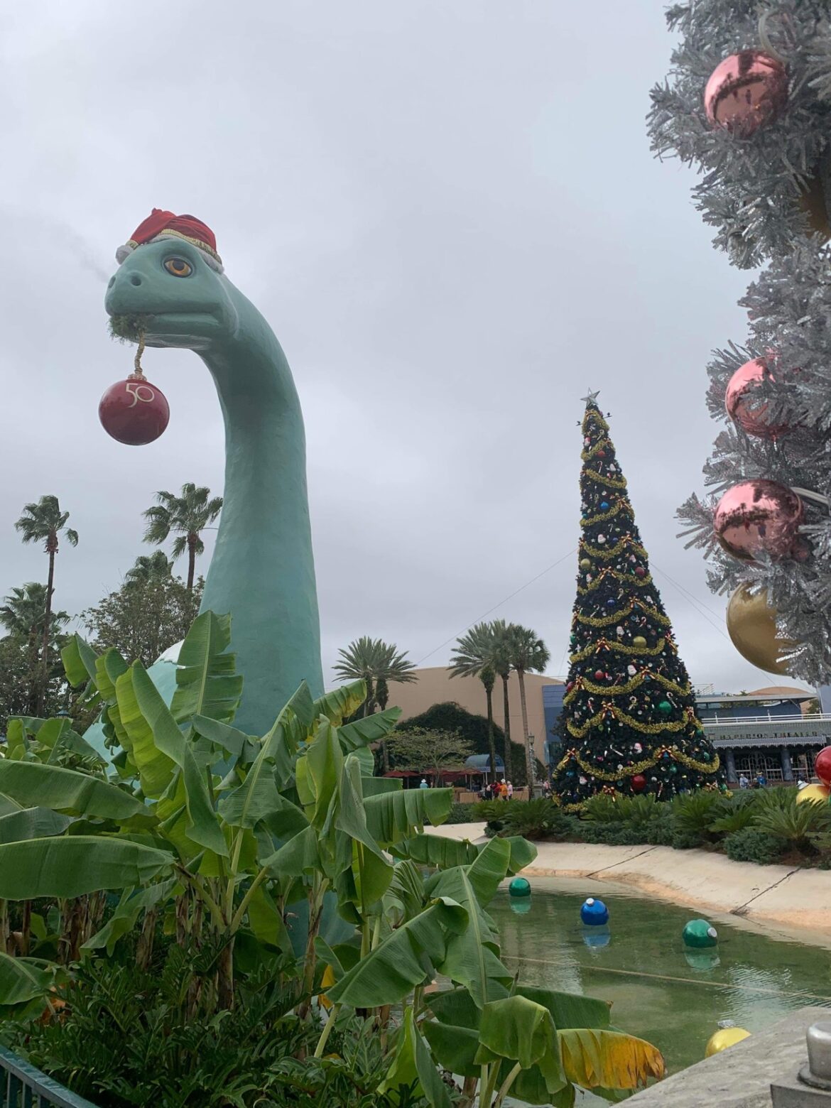 Dinosaur Gertie is decked out for the Holidays at Disney’s Hollywood ...