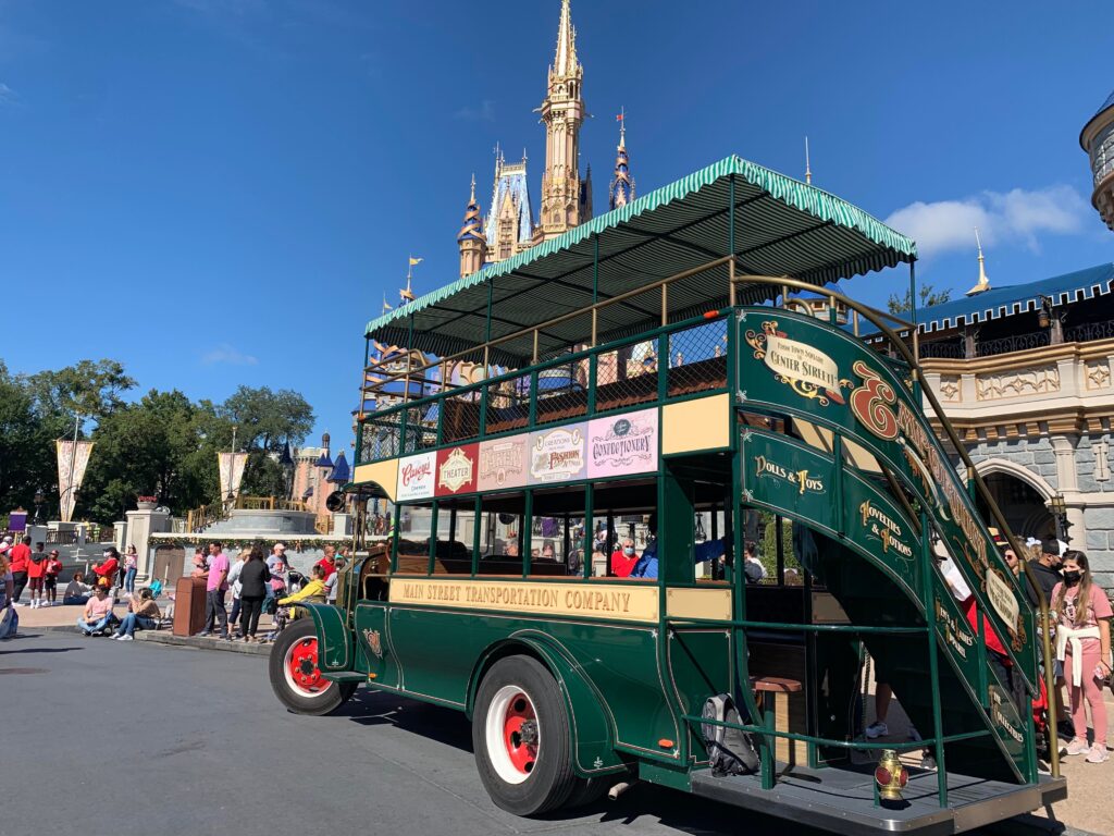 Main Street USA Double Decker Bus returns to the Magic Kingdom | Chip ...