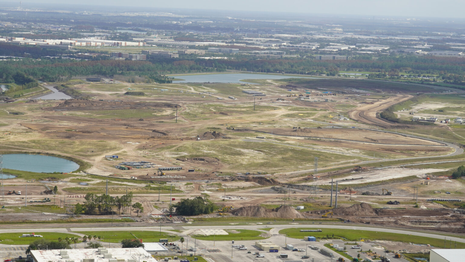 New Aerial look at the construction for Universal Orlando Epic Universe ...