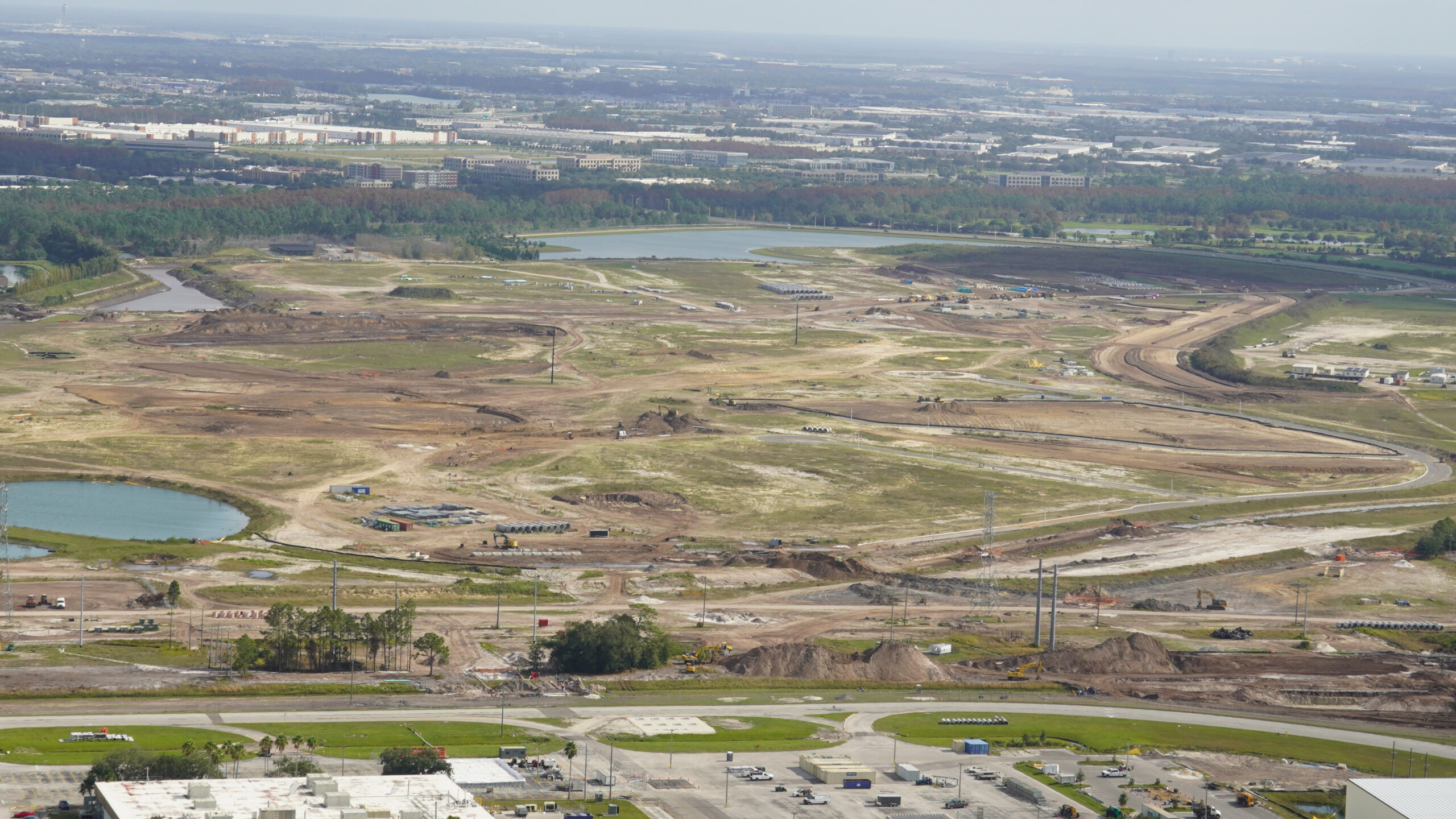 New Aerial look at the construction for Universal Orlando Epic Universe ...