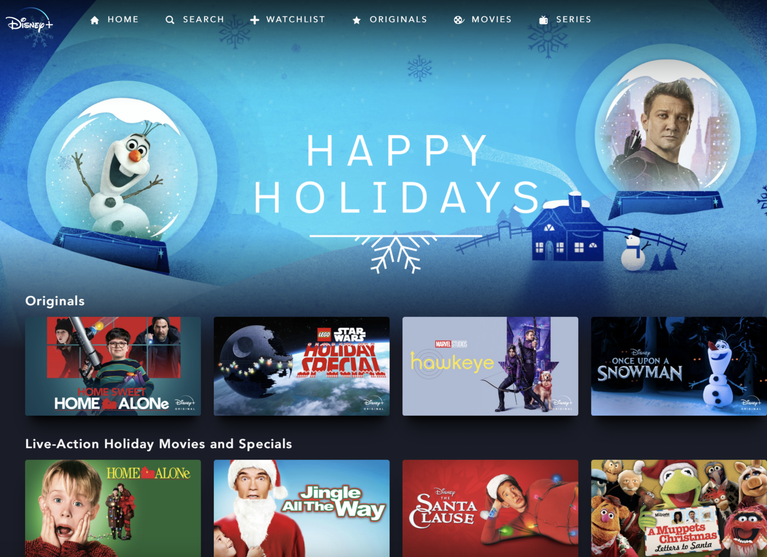 Full 2021 Holiday Programming Schedule for Disney+, ABC, Freeform, ESPN ...