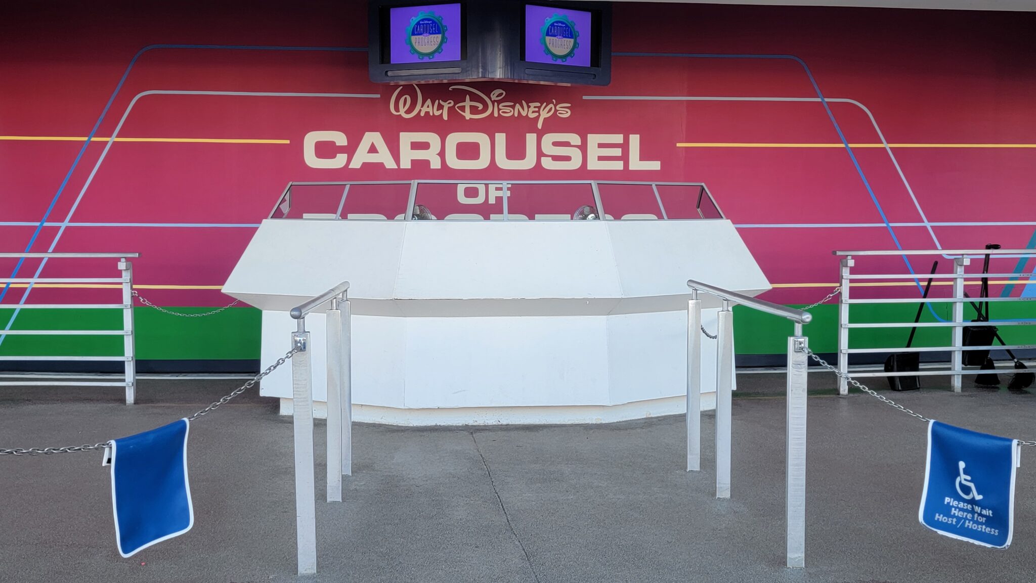 Turnstiles for Disney's Carousel of Progress have been removed | Chip ...