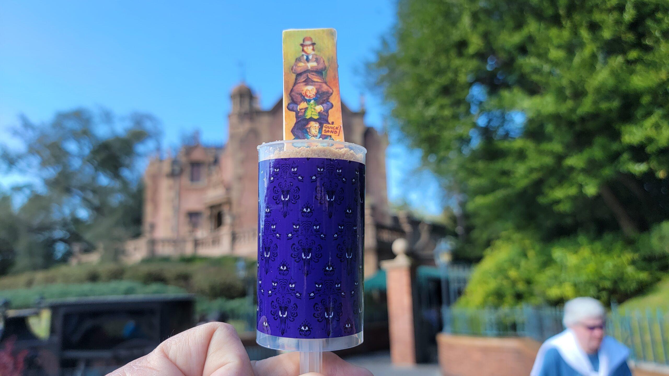 50th Anniversary Haunted Mansion Vanilla Cake Push Pop | Chip and Company