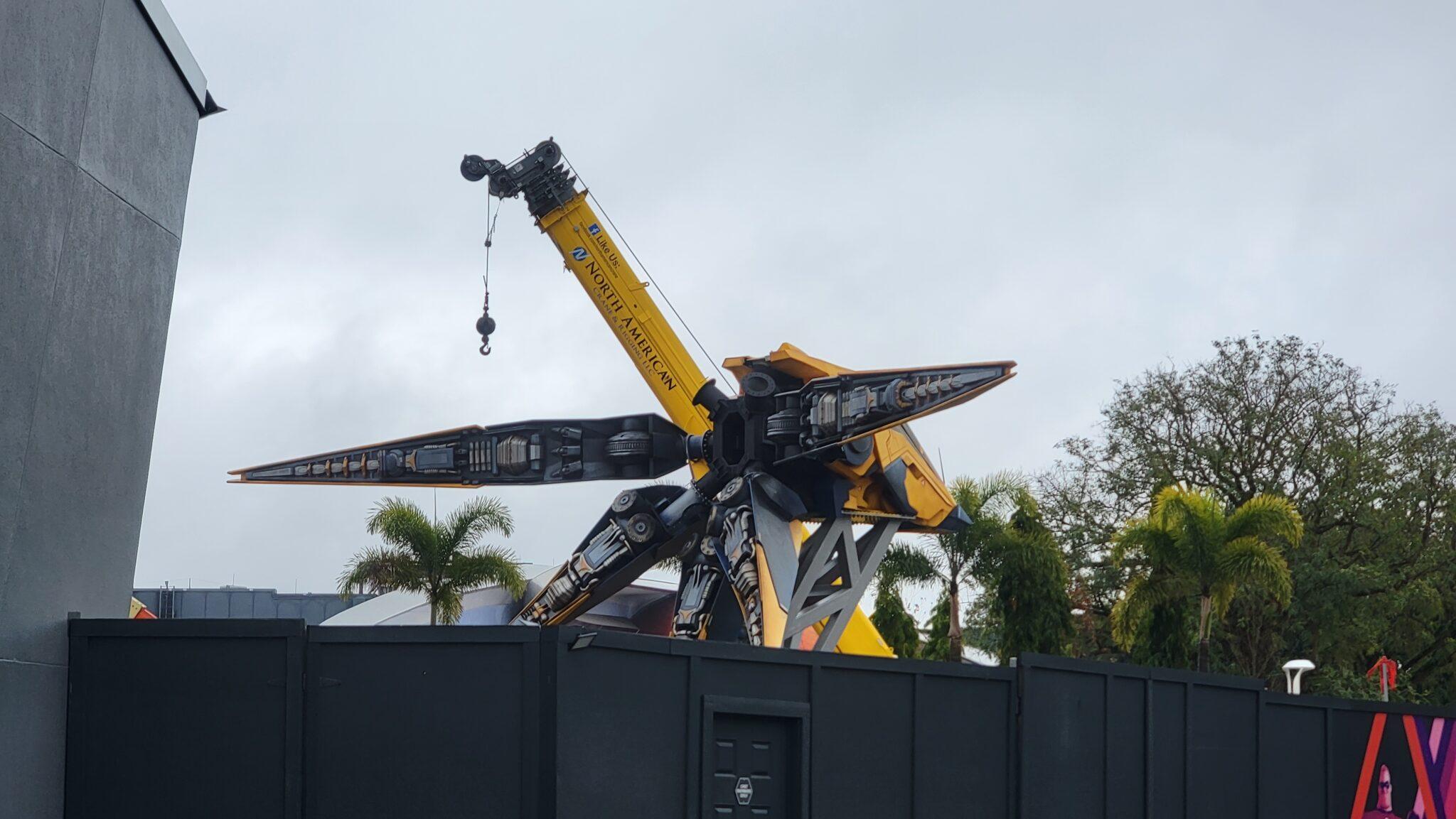 Guardians of the Galaxy Cosmic Rewind Nova Corps ship is taking shape ...