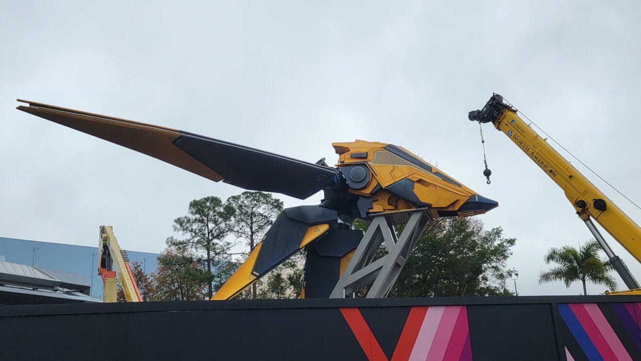 Guardians of the Galaxy Cosmic Rewind Nova Corps ship is taking shape ...