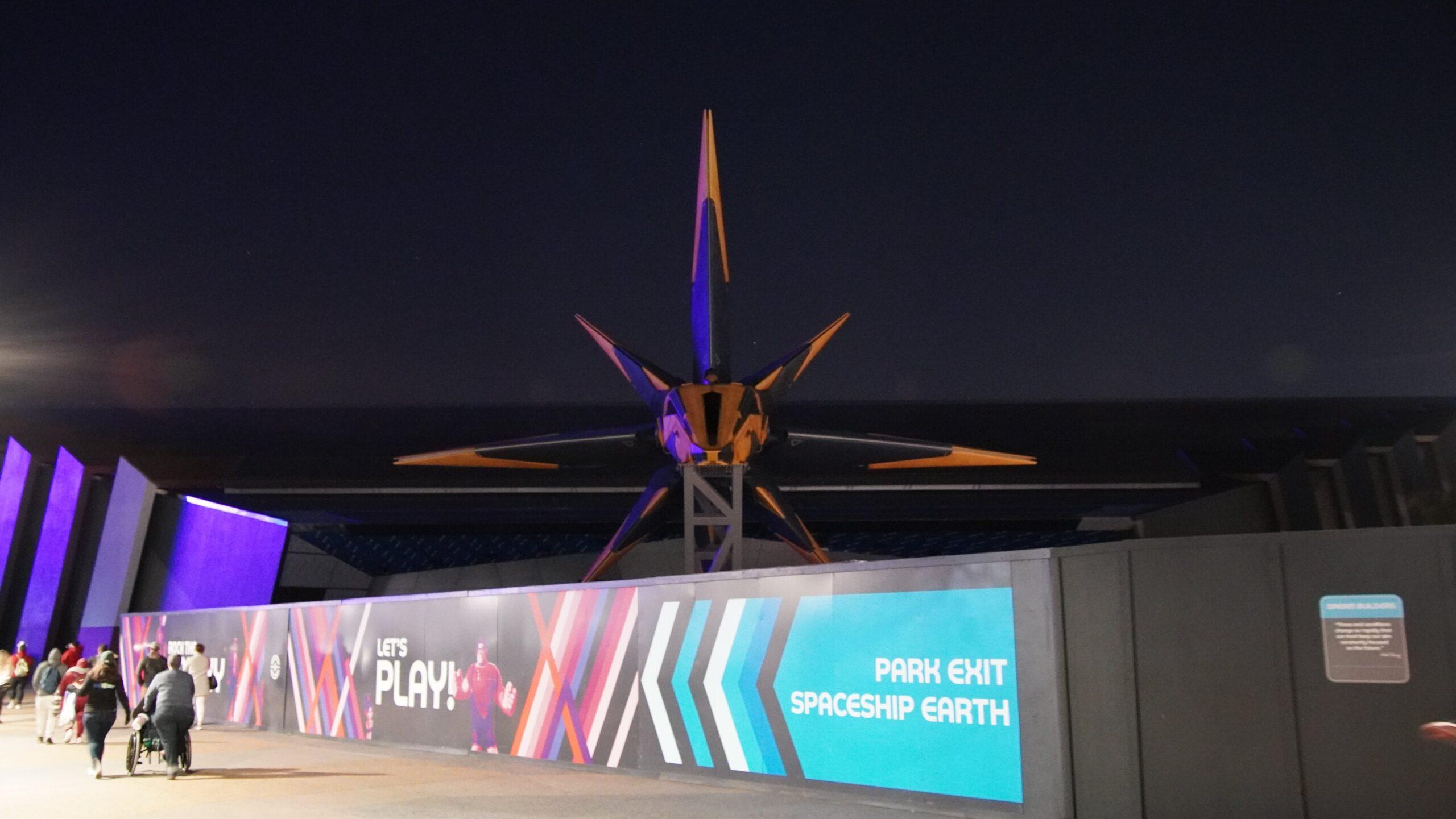 Behind the scenes look at the Nova Corps Starblaster at the Guardians ...