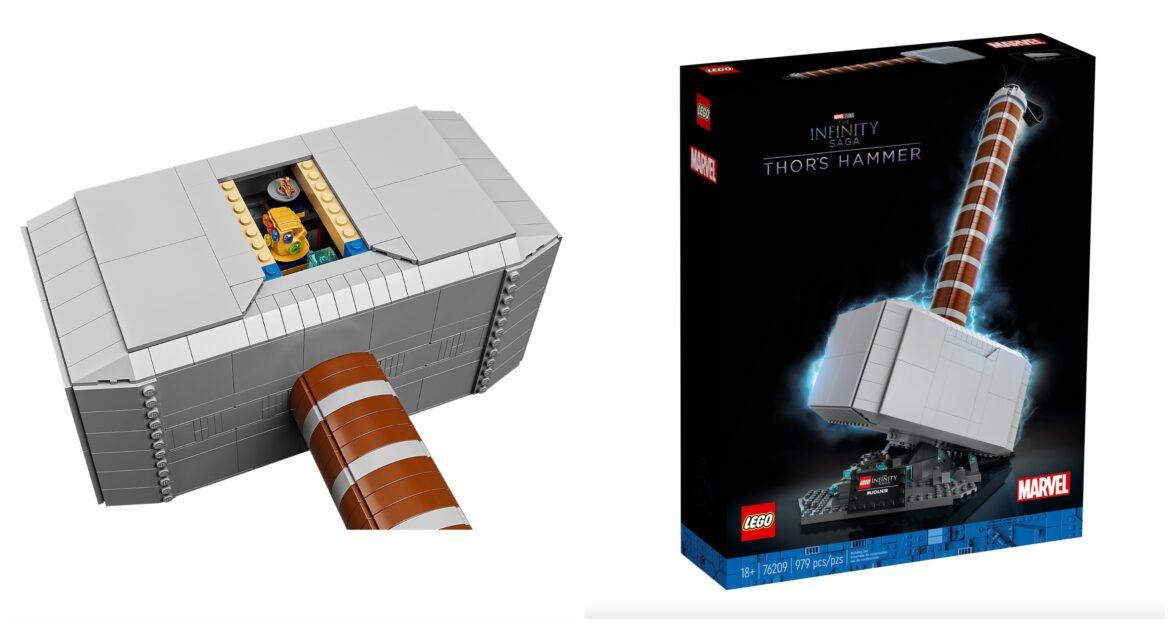 Make Your Own Mjolnir With the New Thor's Hammer Marvel LEGO Set, On ...