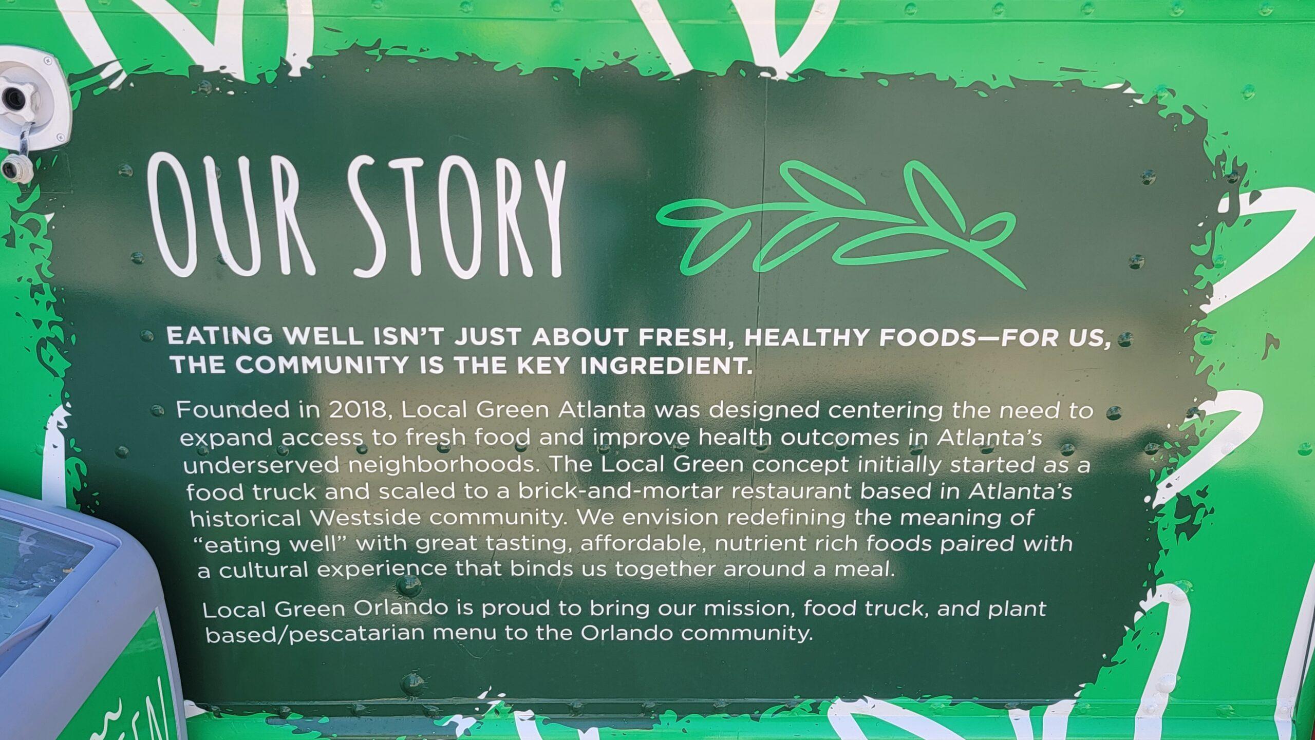 New Local Green Food Truck at Disney Springs | Chip and Company