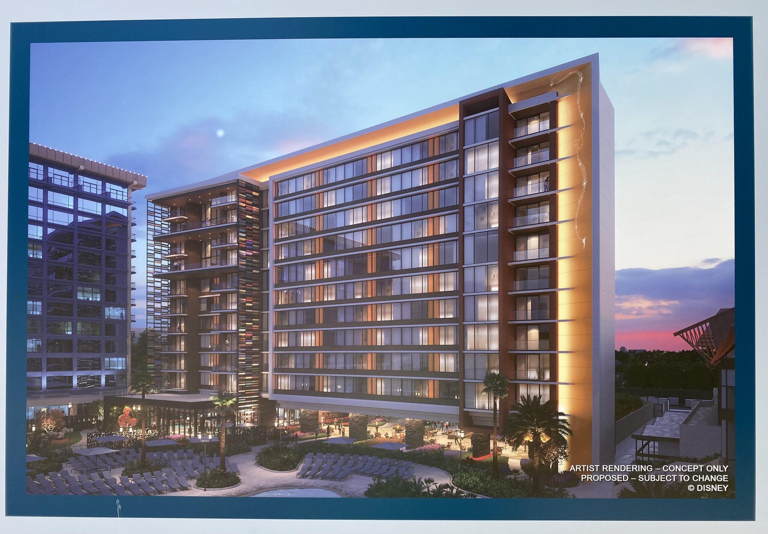 Construction update for new DVC tower at Disneyland Hotel | Chip and ...