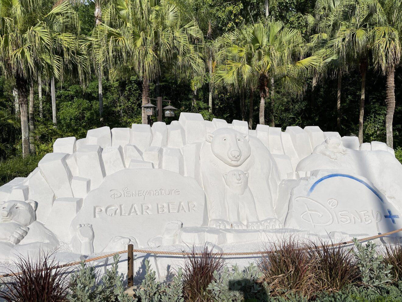 Sand Sculpture for Disneynature ‘Polar Bear’ Debuts at Disney’s Animal ...