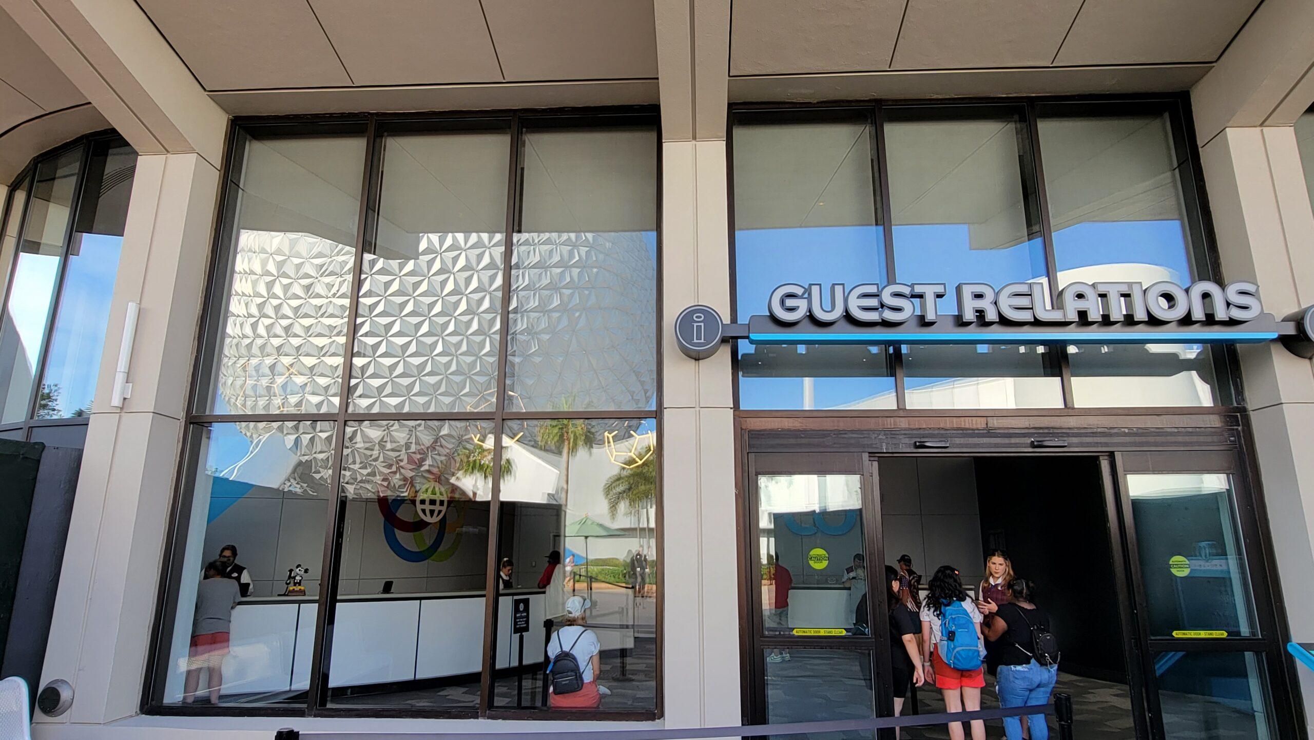 New Guest Relations is now open in Epcot | Chip and Company