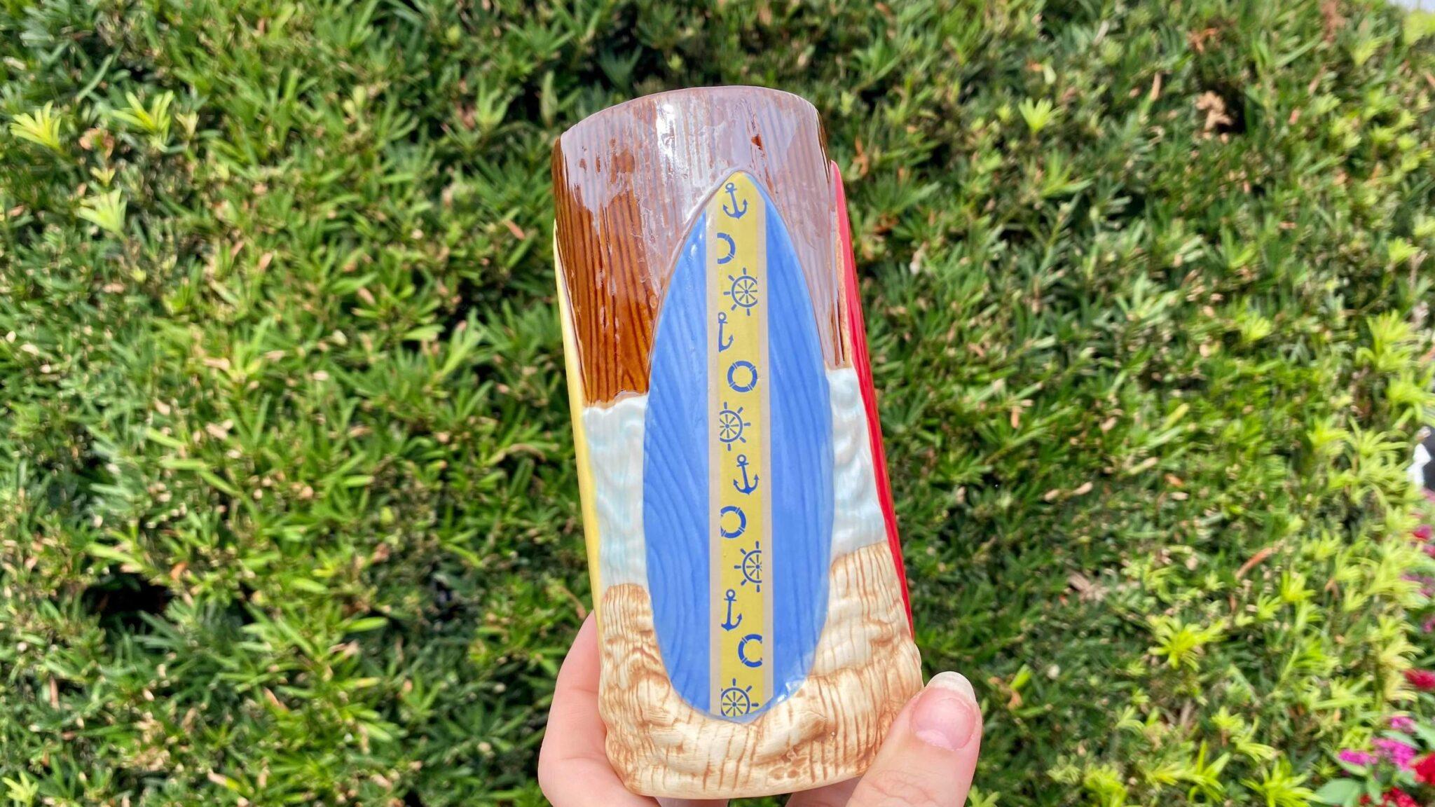 New Polynesian Resort Surfboard Tiki Mug And Papeete Pipeline Drink ...