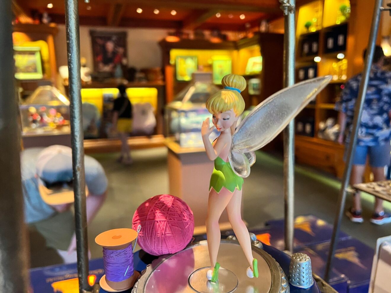 New Tinkerbell 50th Anniversary Statue in the Magic Kingdom | Chip and ...