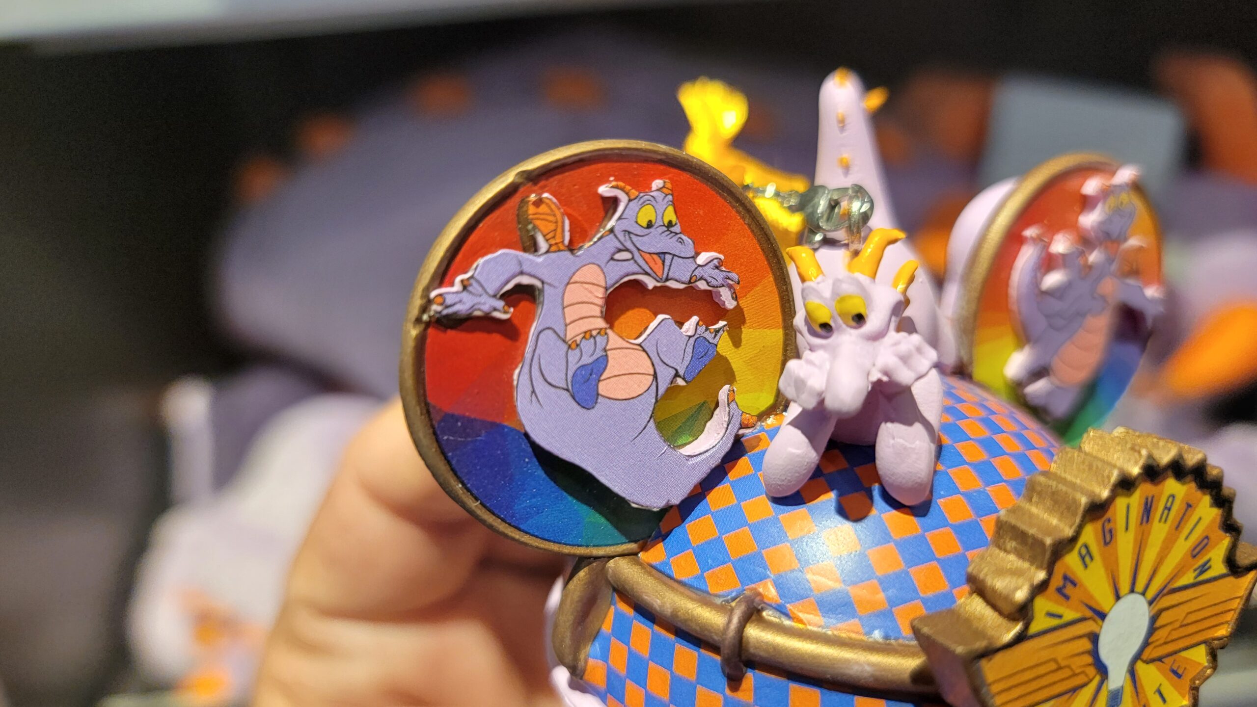 Imagination Institute Ornament features Figment Spotted in Epcot | Chip ...