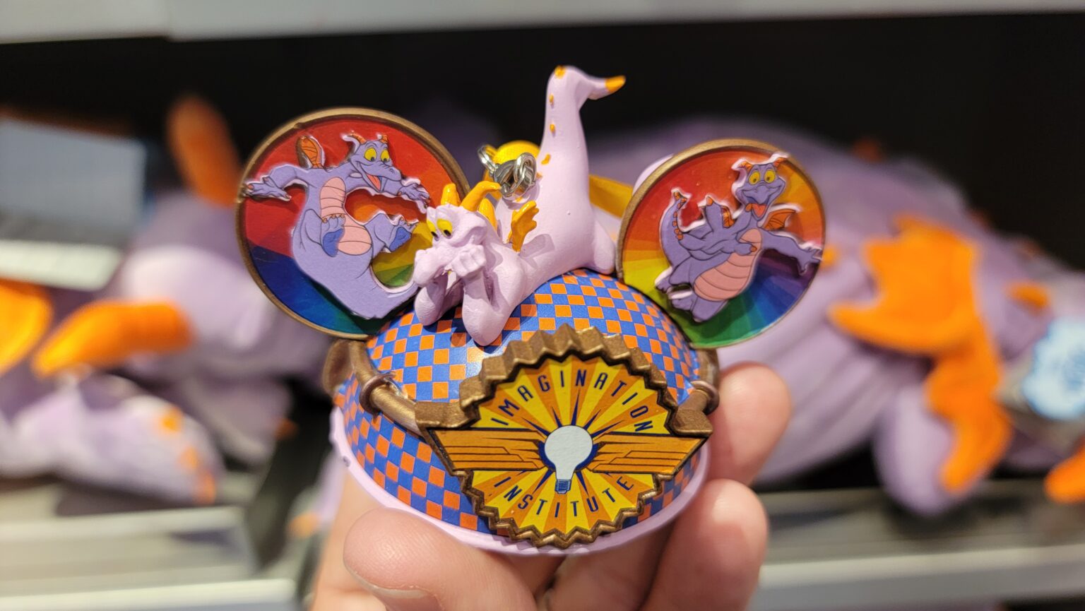 Imagination Institute Ornament features Figment Spotted in Epcot | Chip ...