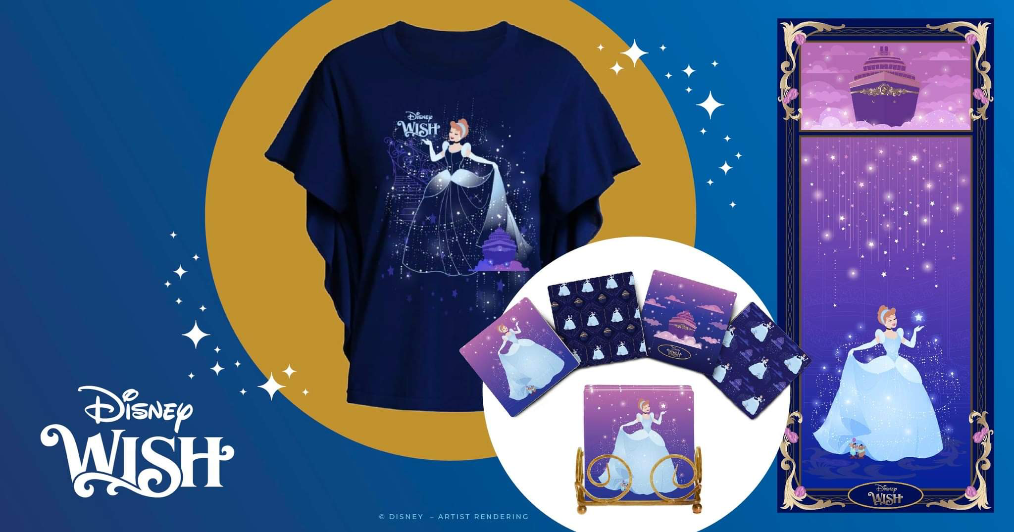 New Cinderella-Inspired Merchandise Designed by Ashley Taylor Coming to ...