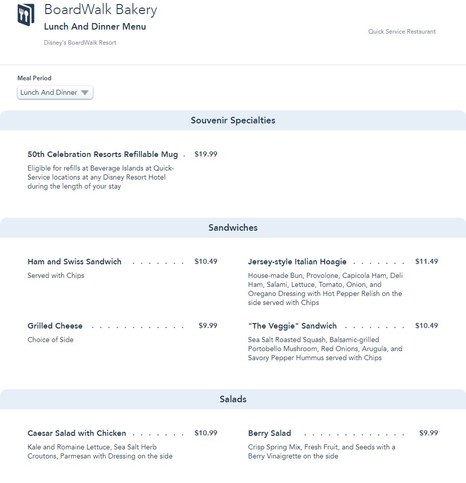 Breakfast, Lunch, and Dinner Menu revealed for Boardwalk Deli opening ...