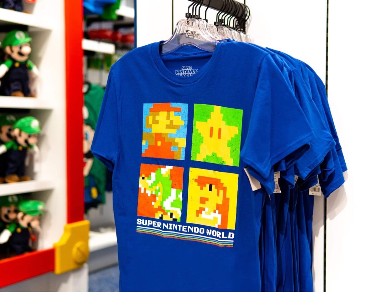 New Super Nintendo World Merch at Universal Studio Store | Chip and Company