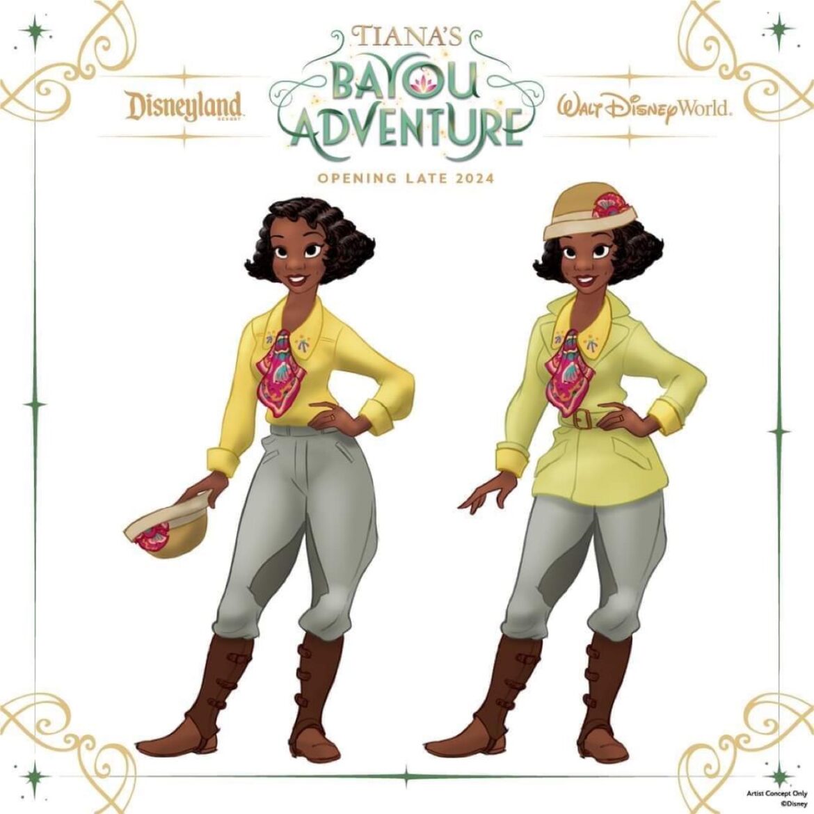 Tiana's Bayou Adventure Artwork Revealed | Chip and Company