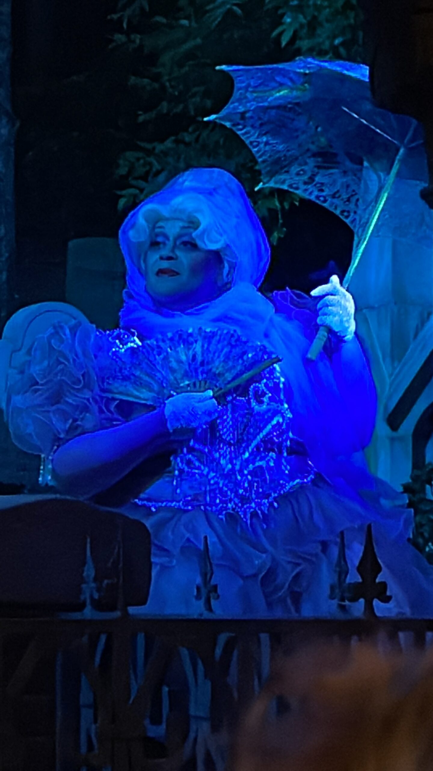 Madame Carlotta and Butler Broome Interact with guests at Mickey's Not ...