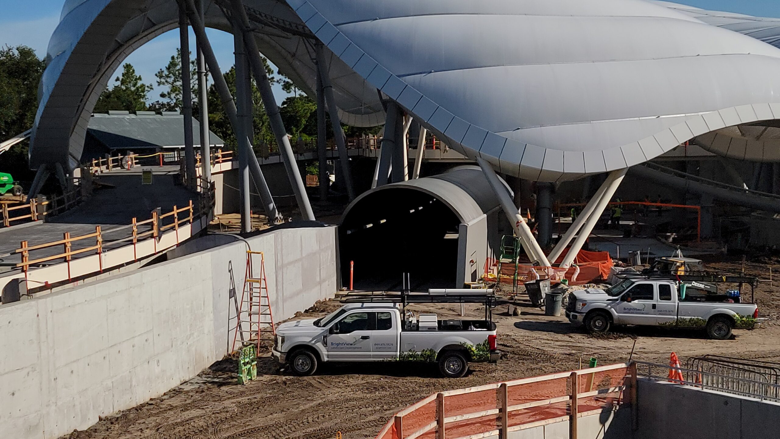 Disney World Railroad Tracks are now visible at Tron Lightcycle Run ...