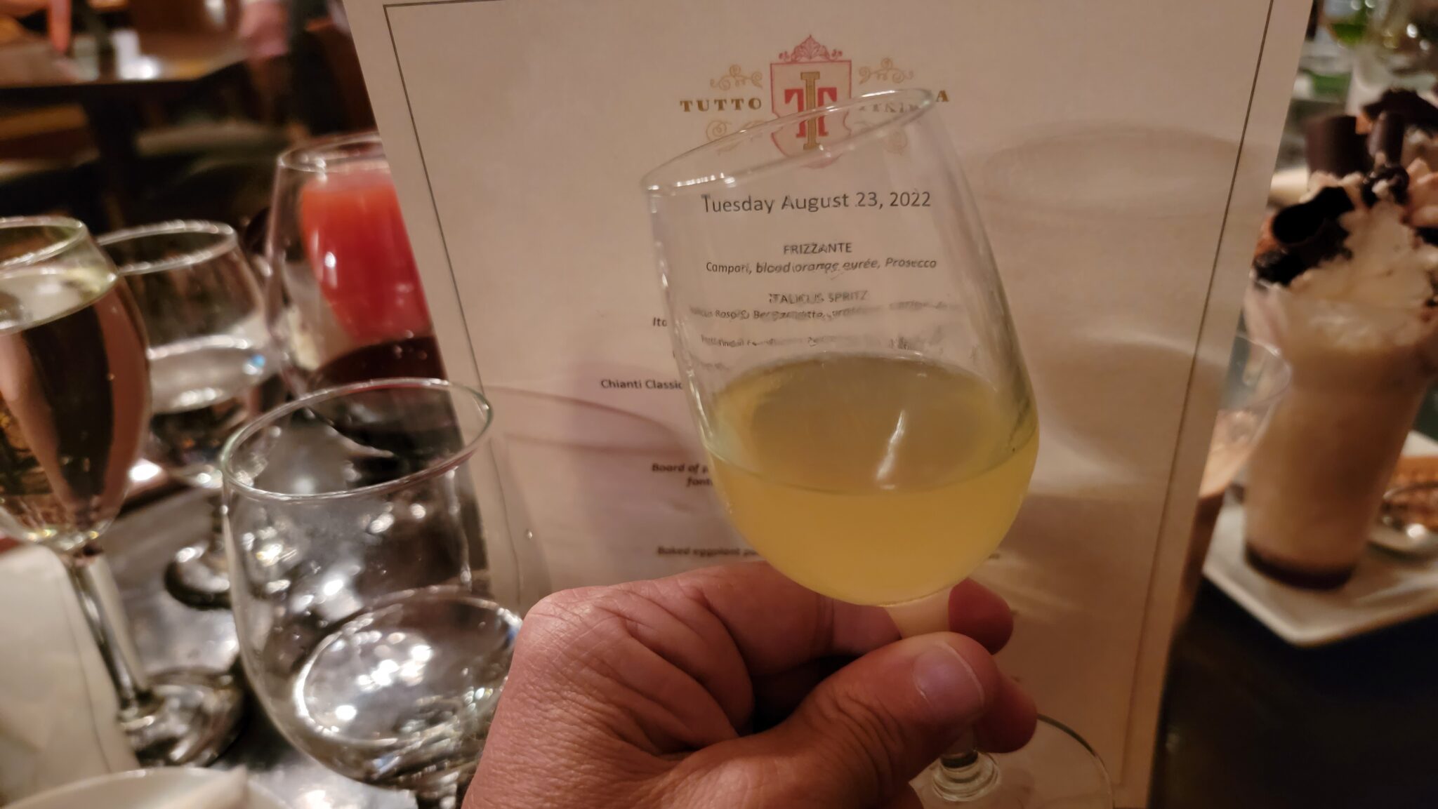 Tutto Italia Ristorante Evening of Authentic Italian Cuisine in Epcot ...