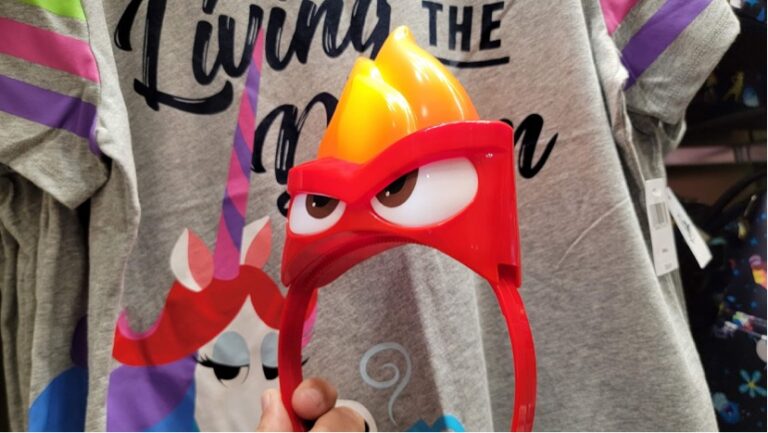 New Anger Ear Headband From Inside Out Spotted At Walt Disney World ...