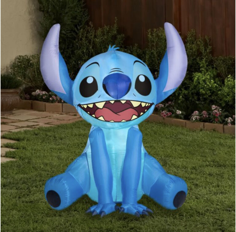 New Adorable Inflatable Stitch To Add To Your Home This Season! | Chip ...