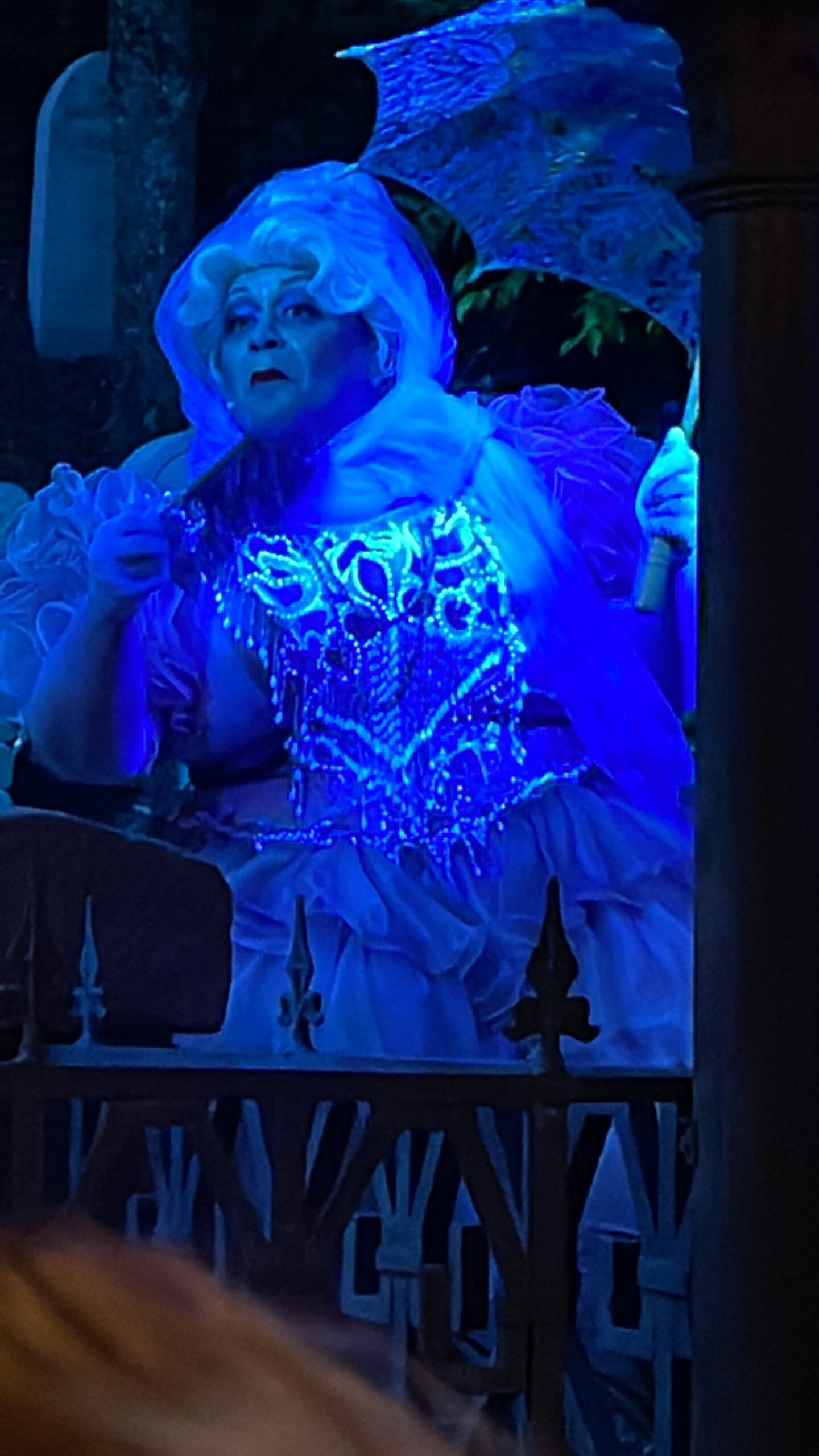 Madame Carlotta and Butler Broome Interact with guests at Mickey's Not ...