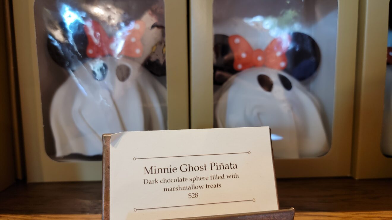 Chocolate Minnie Ghost Piñata now available at Disney Springs | Chip ...